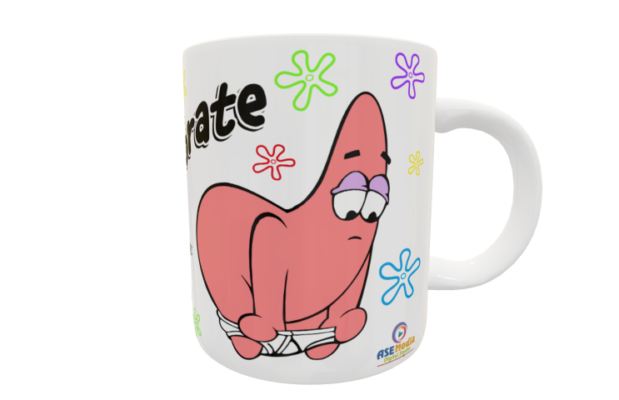 Patricio Estrella, Cóbrate Plantilla Editable para Taza – AseMedia ...