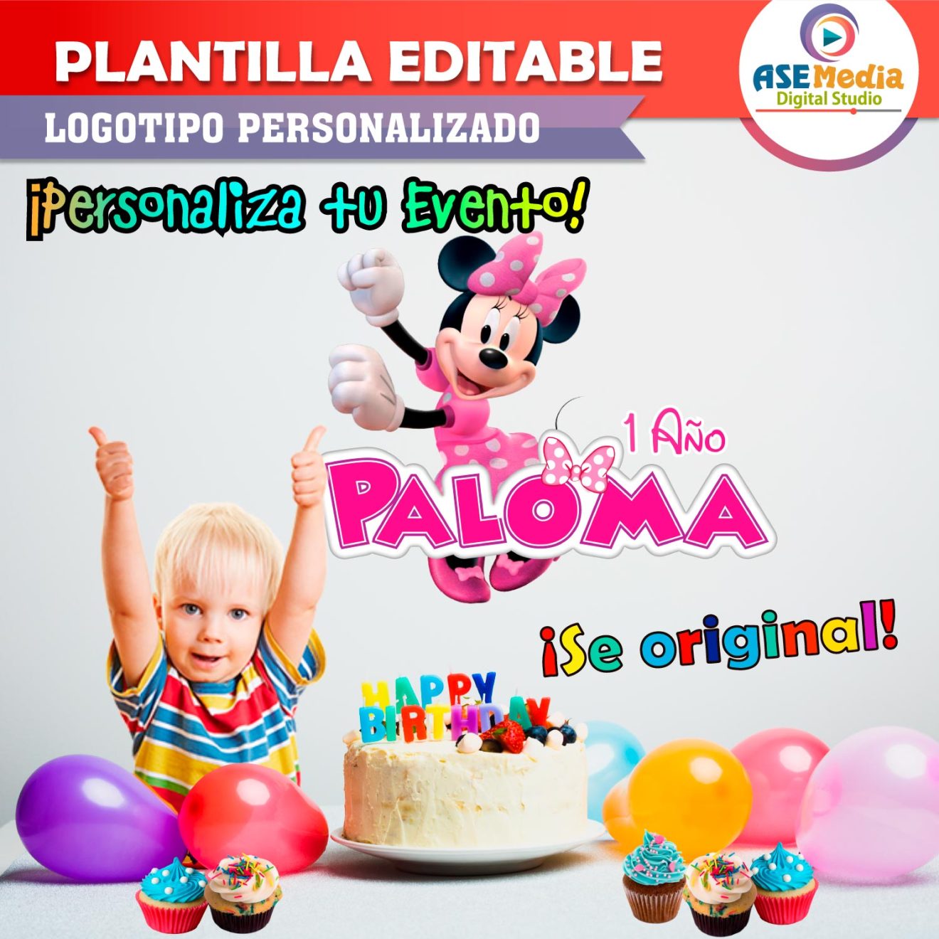 Logos Editables – AseMedia Digital Studio