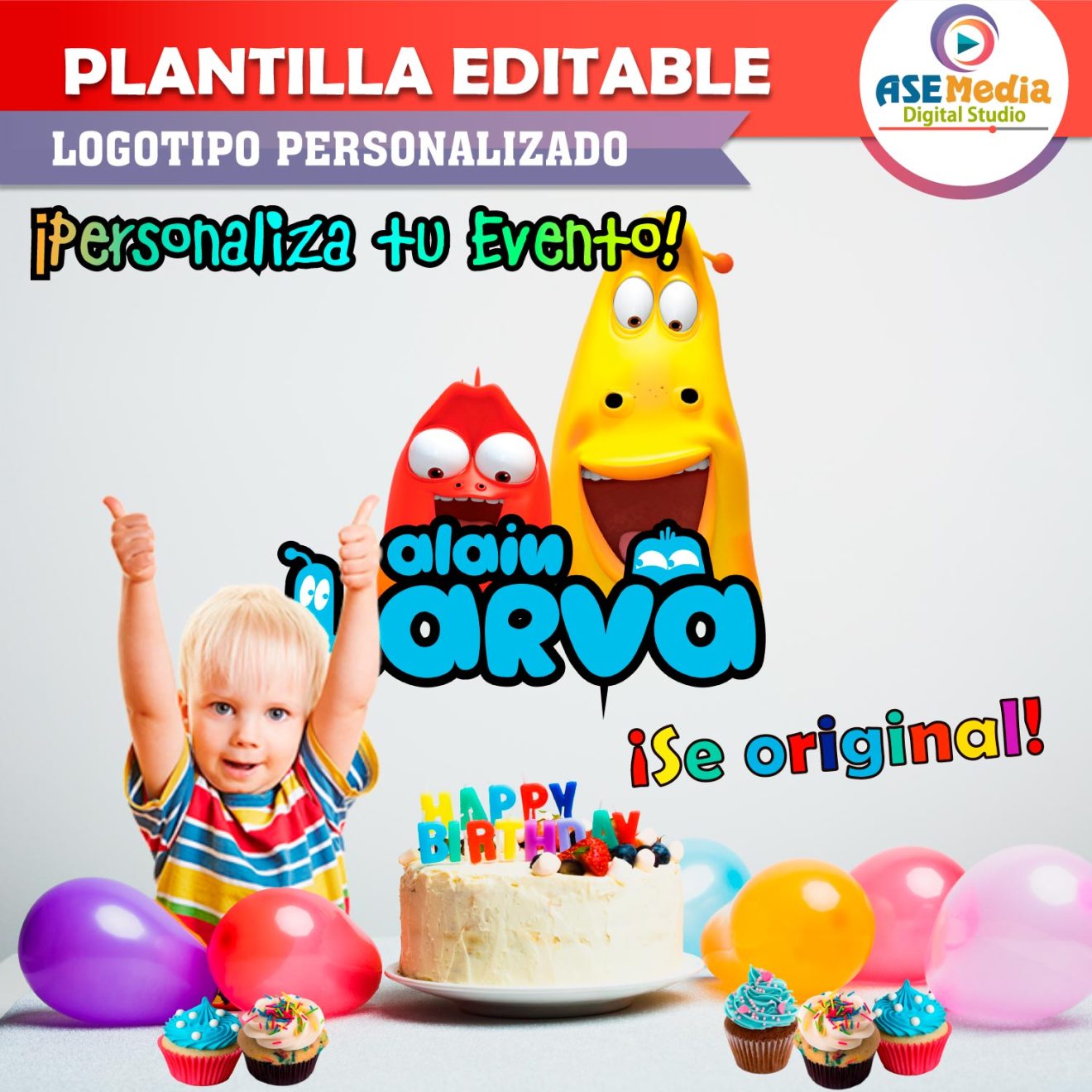 Logos Editables – AseMedia Digital Studio